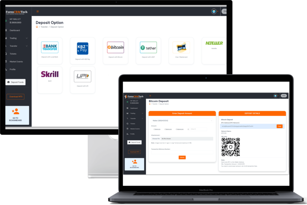 Forex CRM MT5 | Forex Traderoom | Broker Dashboard